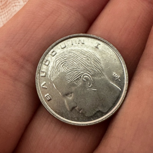 Accessories | Belgian Coin 1 Franc Baudouin I Belgique Star 199 | Poshmark